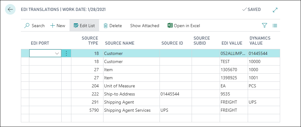 EDI - EDI Translations