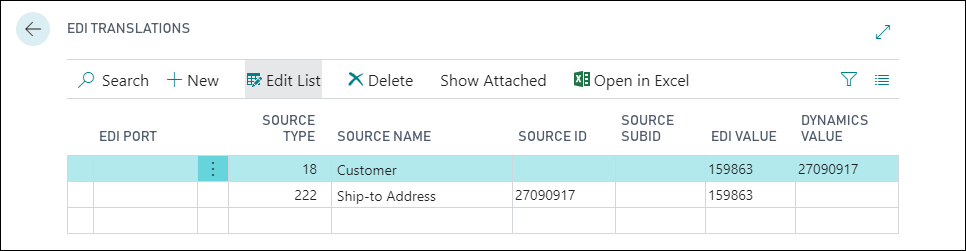 EDI - Sample EDI Translations