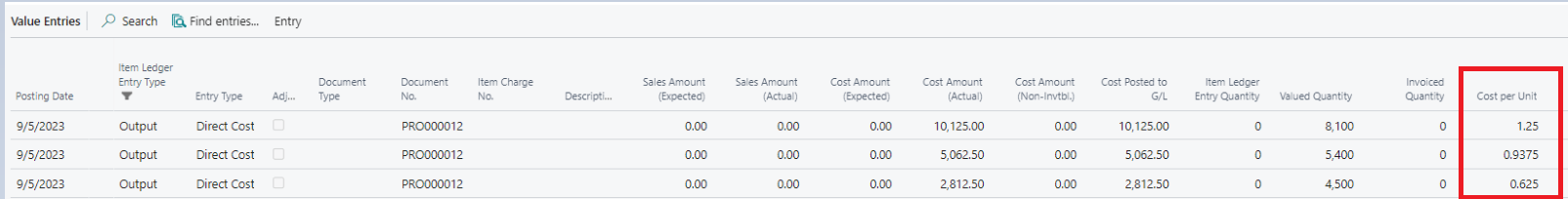 PCA - Reversing and revising consumption entries on finishing a ...