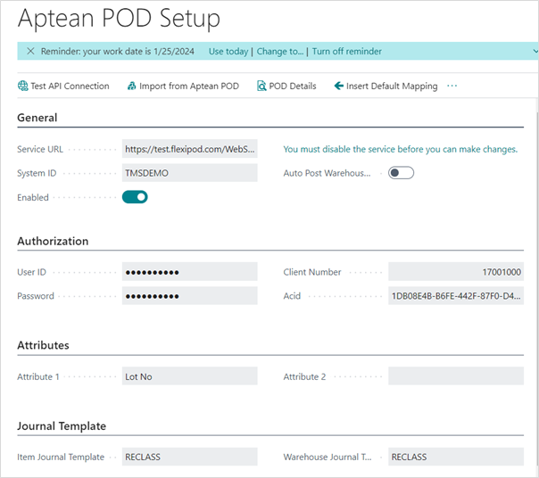 POD - Set up proof of delivery