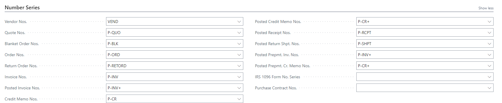 QRG - Purchases and payables setup