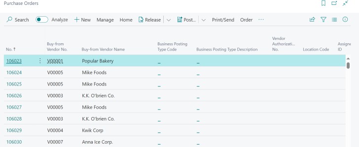 QRG - Receive a purchase order and undo receipt