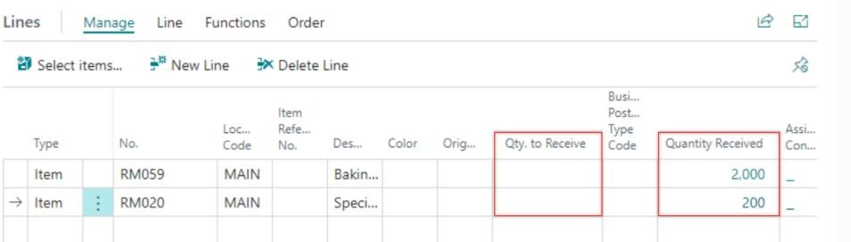 QRG - Receive a purchase order and undo receipt